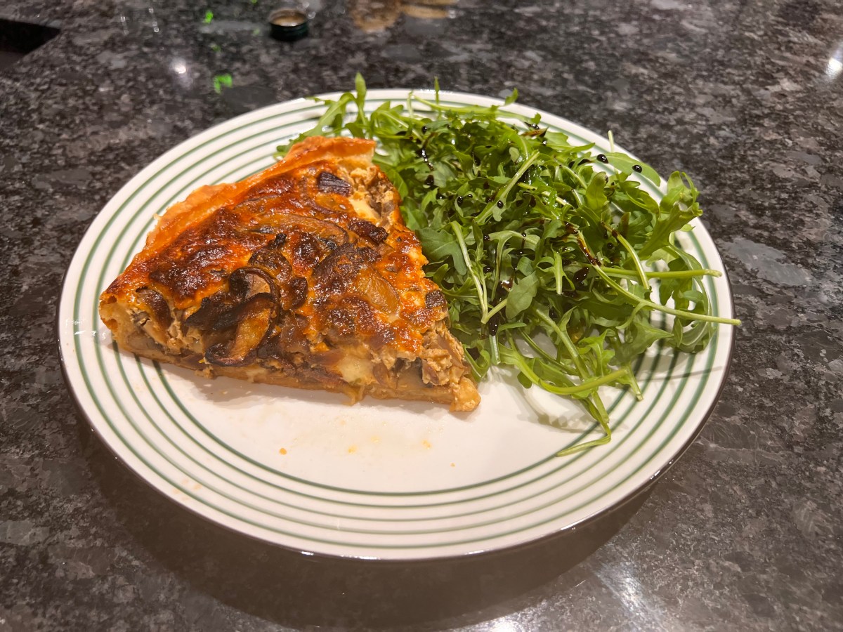Luxury baking: Mushroom and Comté tart – Polything